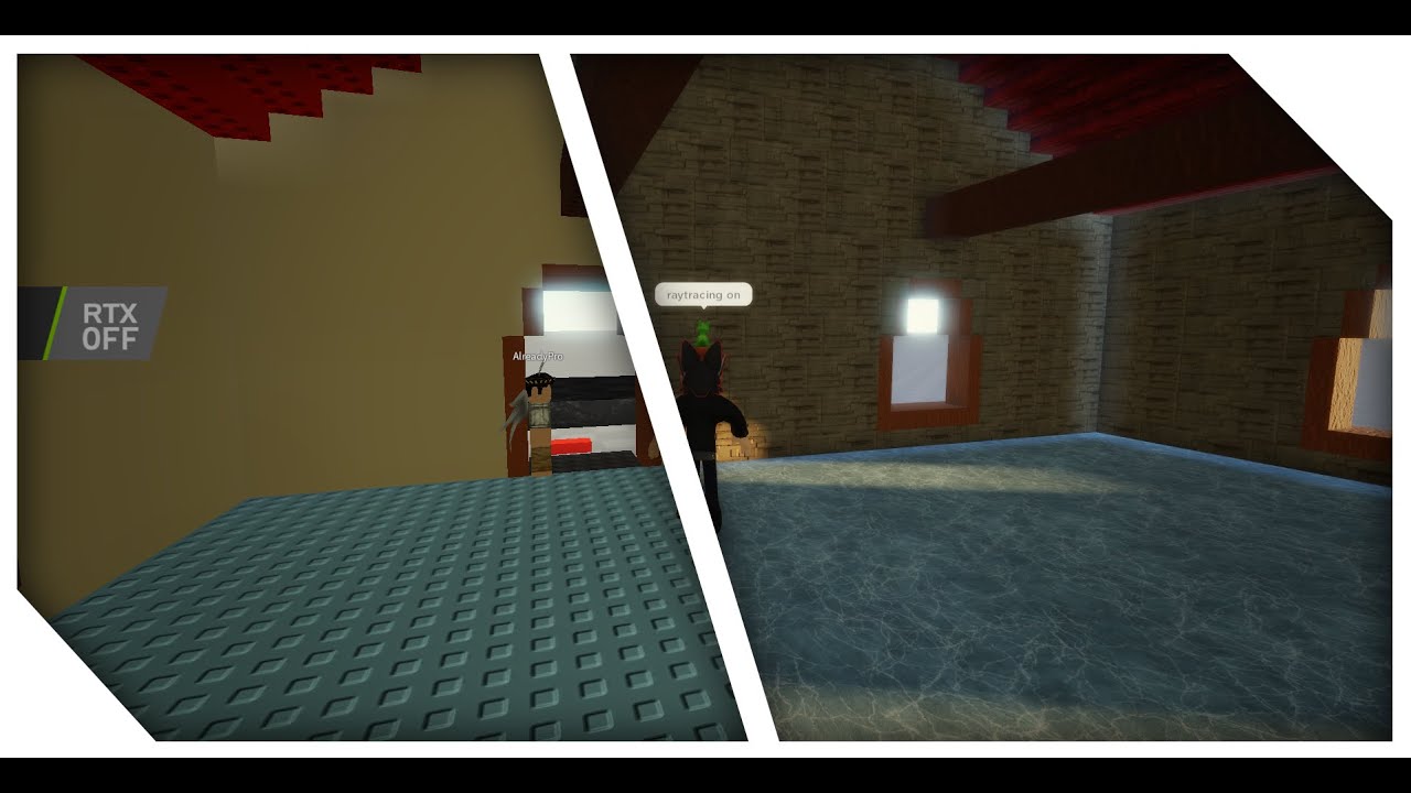 RTX on roblox! (realistic roblox showcase :D) - YouTube