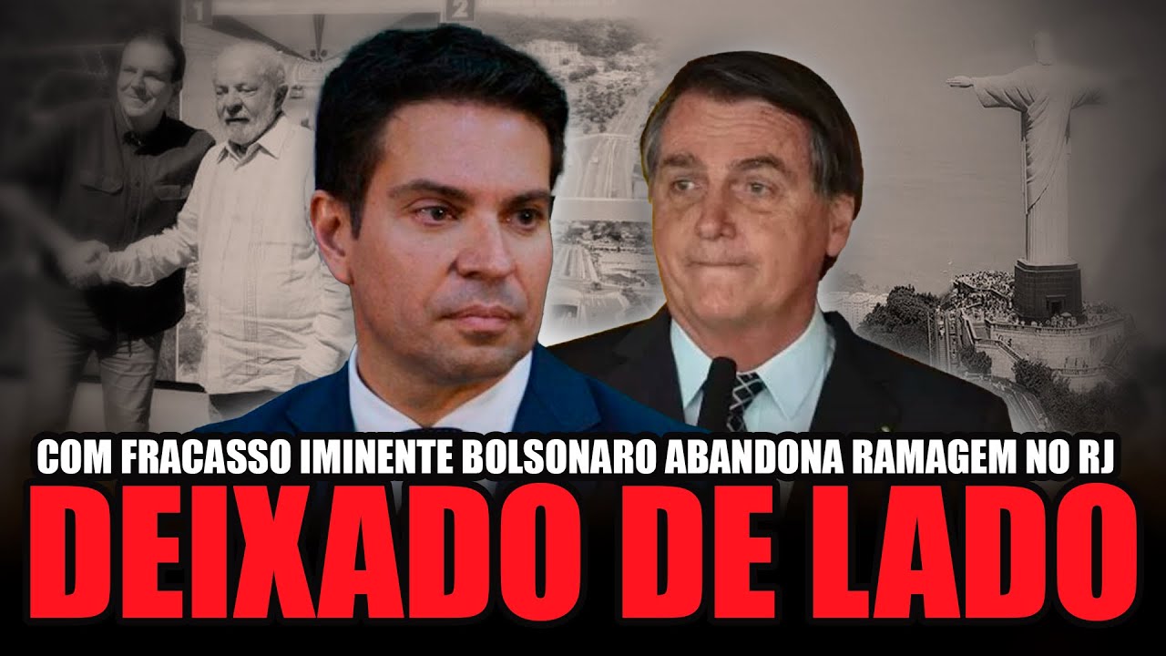 Bolsonaro DESISTE de Ramagem no Rio de Janeiro "Não tem Traquejo ...