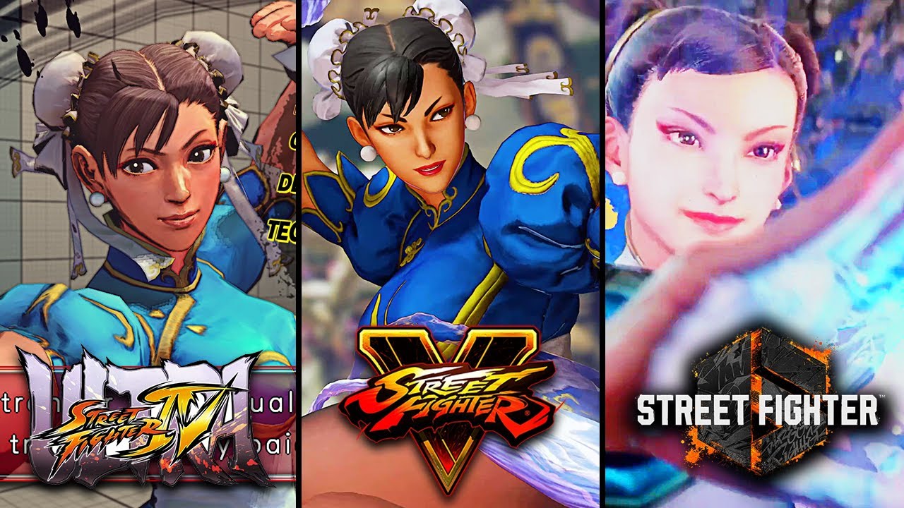 USF4 vs. SF5 vs. SF6: Chun-Li Victory Pose Comparison - YouTube