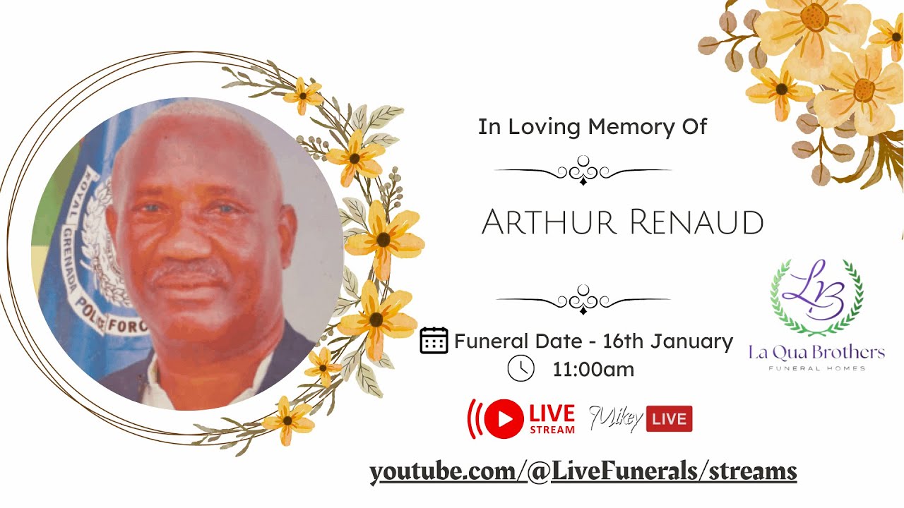Funeral of the late: Arthur Renaud of LaFillette who resided in Pearls, St. Andrew - YouTube