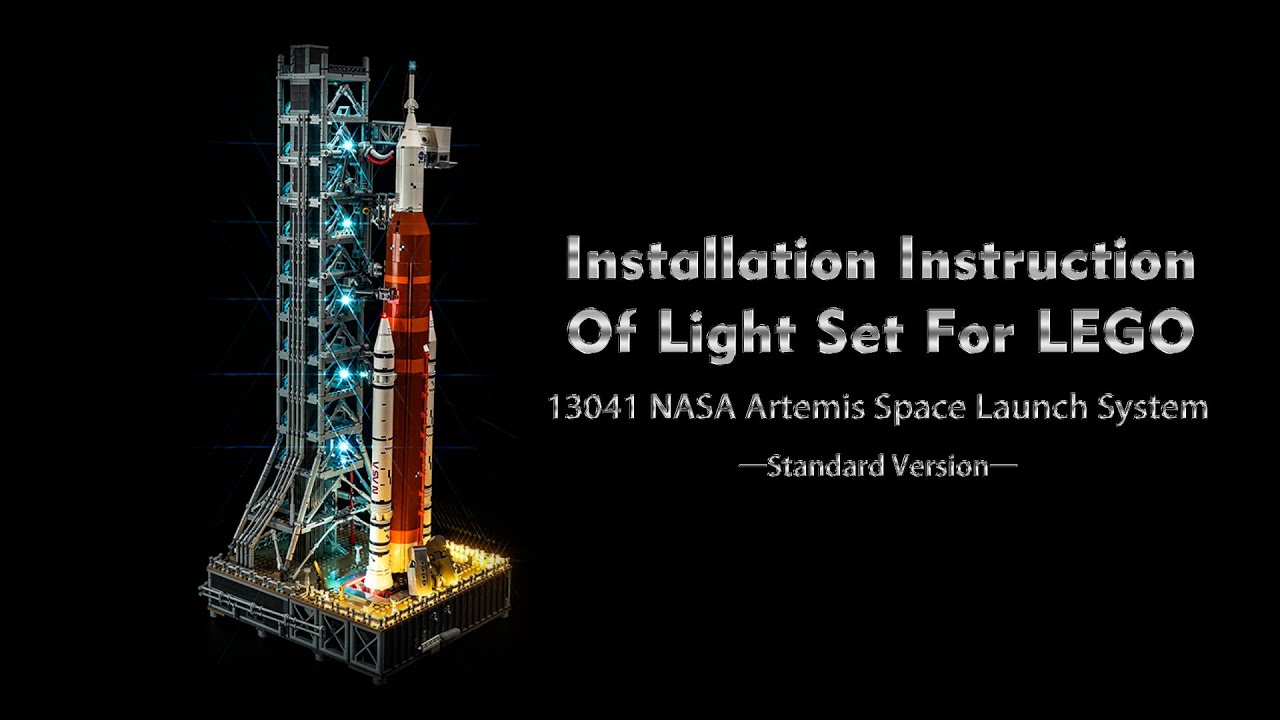 Installation Instruction Of Light Set For LEGO 10341 NASA Artemis Space ...
