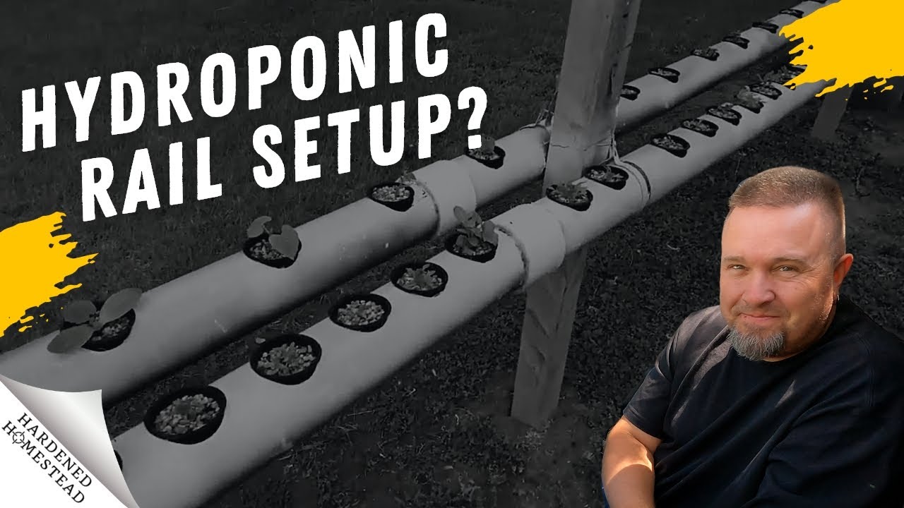 How We Made Our First Hydroponic Rail System - YouTube