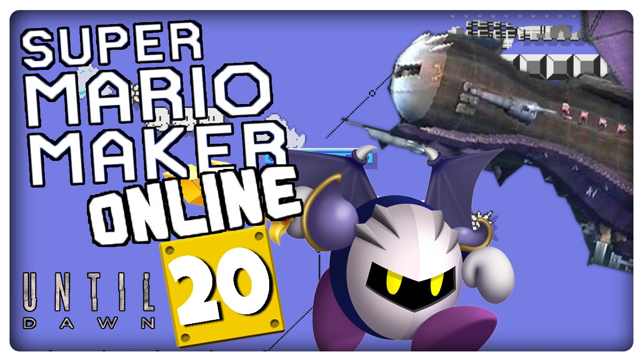 SUPER MARIO MAKER ONLINE Part 20: Meta Knight erobert die Halberd - YouTube