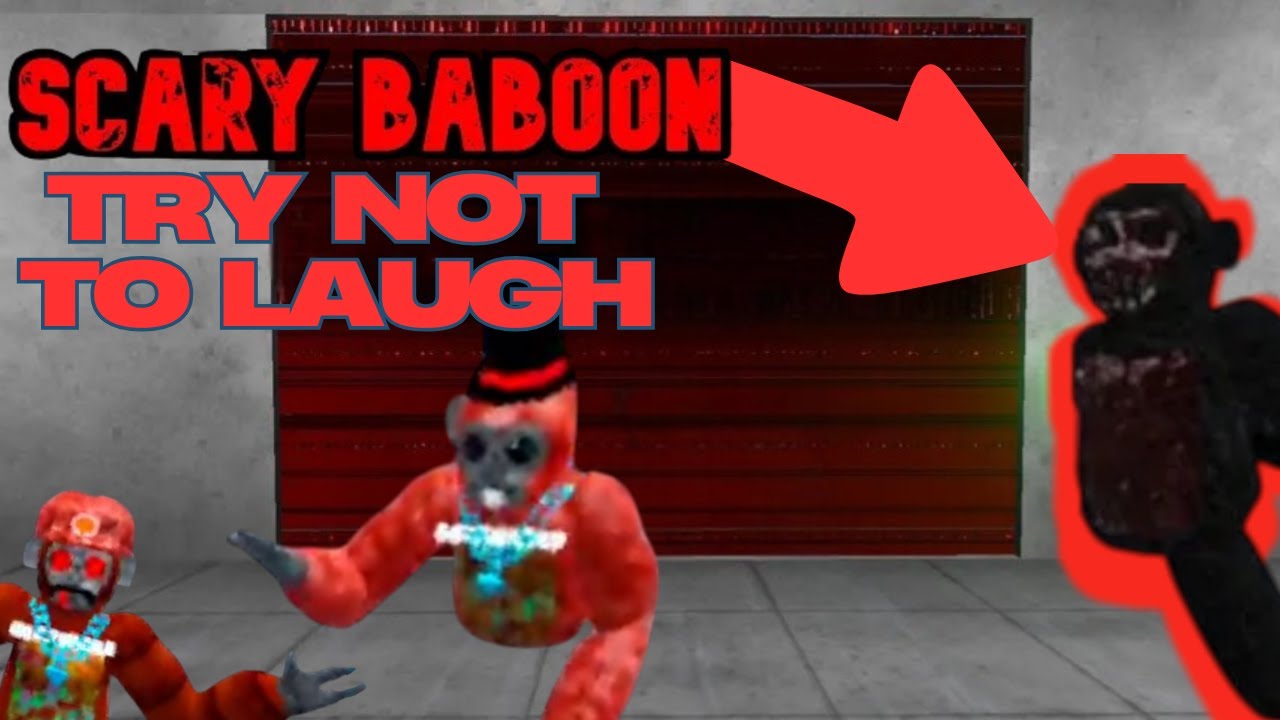 SCARY BABOON TRY NOT TO LAUGH - YouTube