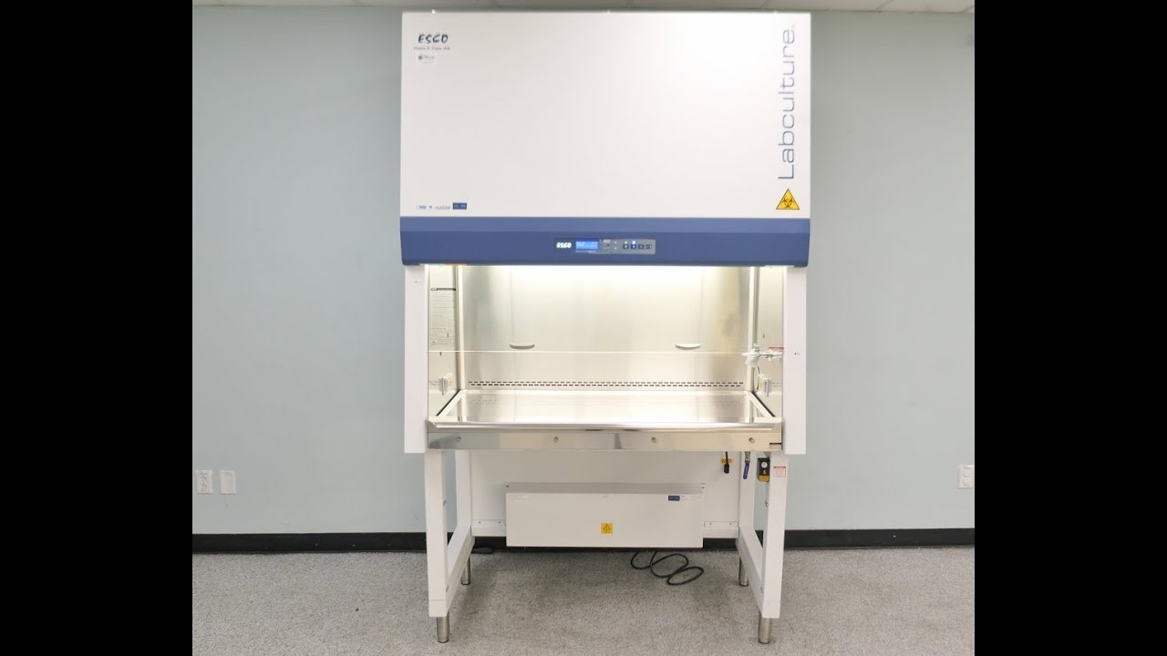 Esco Biosafety Cabinet - 2021 Class II A2 4' ID 17007 - YouTube