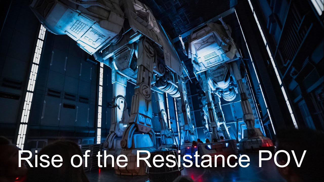 Rise Of The Resistance Disneyland POV Trackless Dark Ride - YouTube