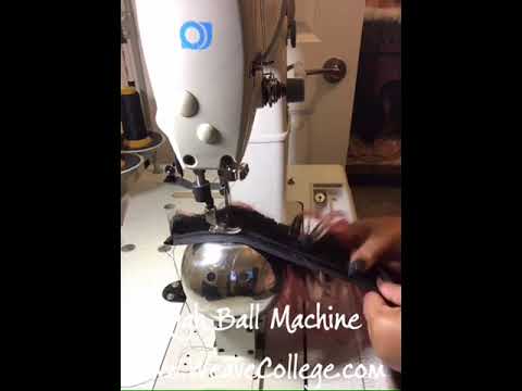 High Ball Wig Making Sewing Machine - YouTube