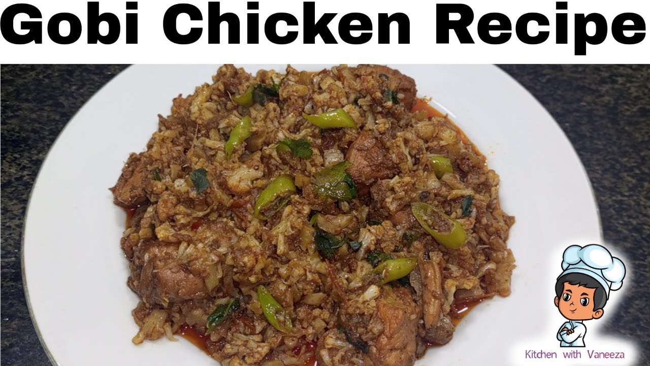Chicken Gobi At Home Quick Recipe | Chicken Cauliflower Recipe by ...