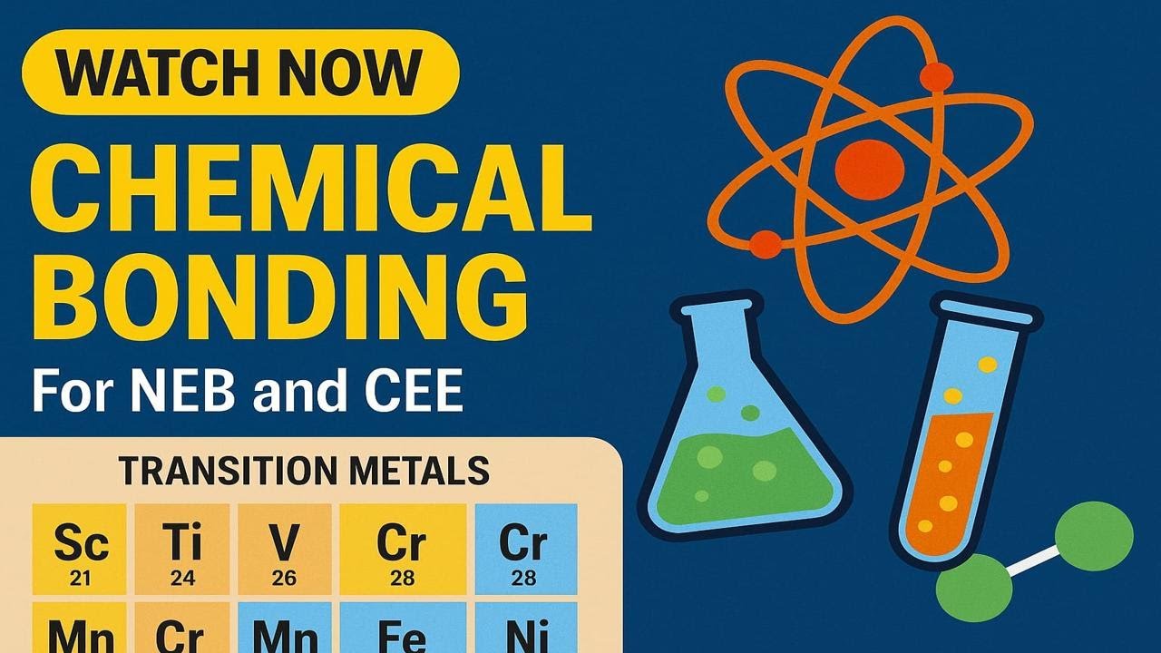 Chemical Bonding | Lecture 1 | For NEB and CEE - YouTube