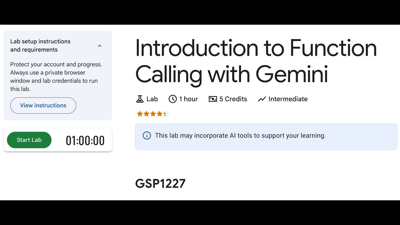 GSP1227-Introduction to Function Calling with Gemini - YouTube