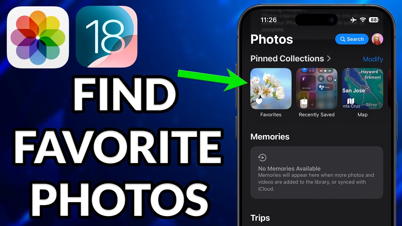 How To Find Favorite Photos On iOS 18 - YouTube
