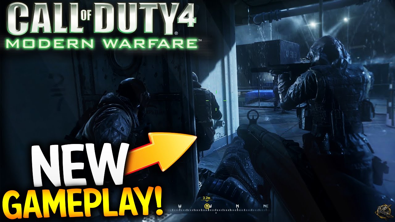 NEW "CALL OF DUTY 4" REMASTERED GAMEPLAY! - YouTube