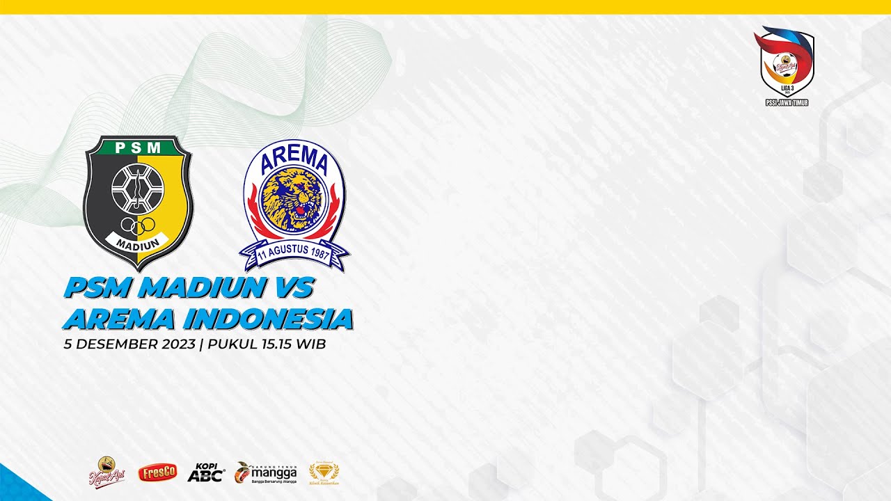 PSM MADIUN VS AREMA INDONESIA - YouTube