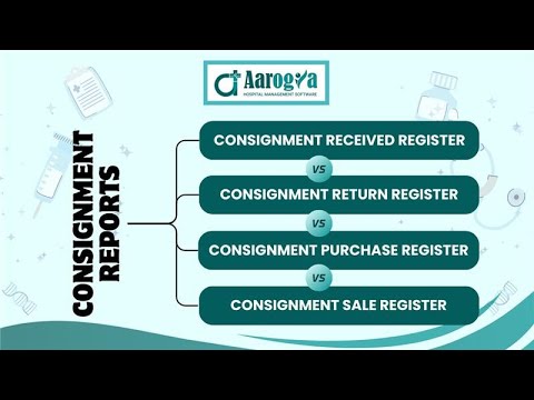 Aarogya Pharmacy: Mastering Consignment Reports (Received, Return ...