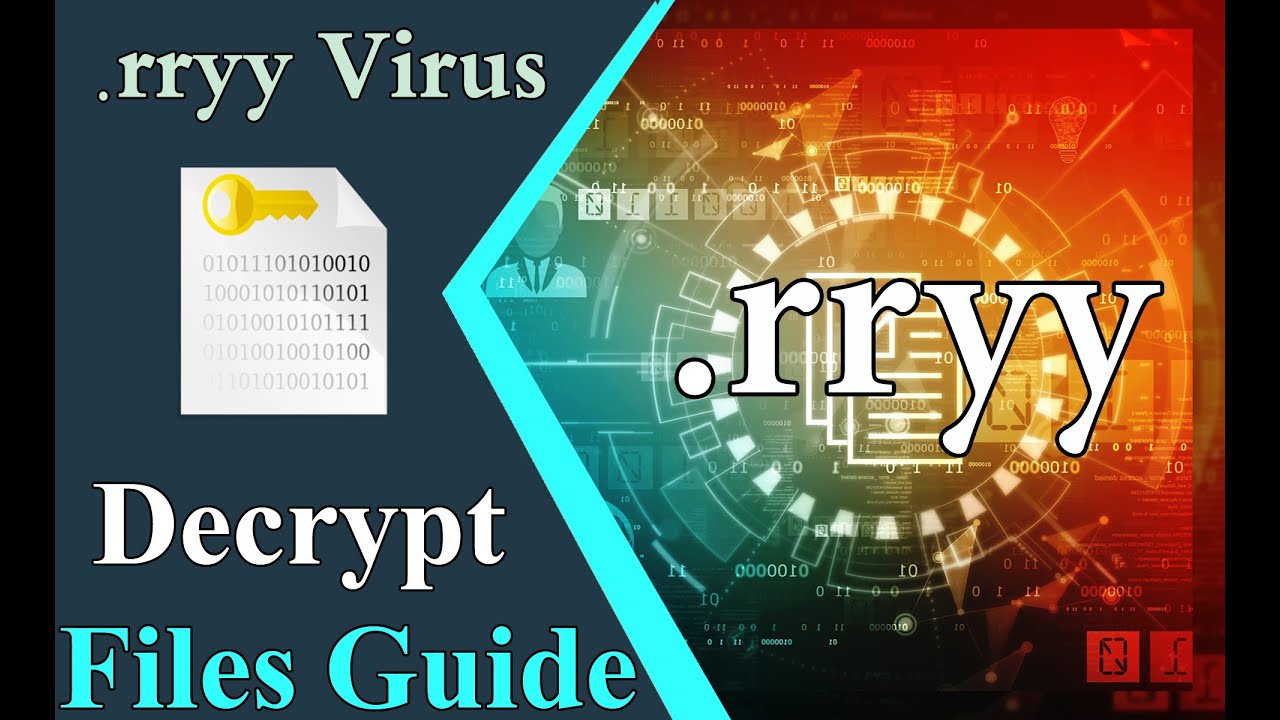How to recover Rryy ransomware files, Decrypt rryy files - YouTube