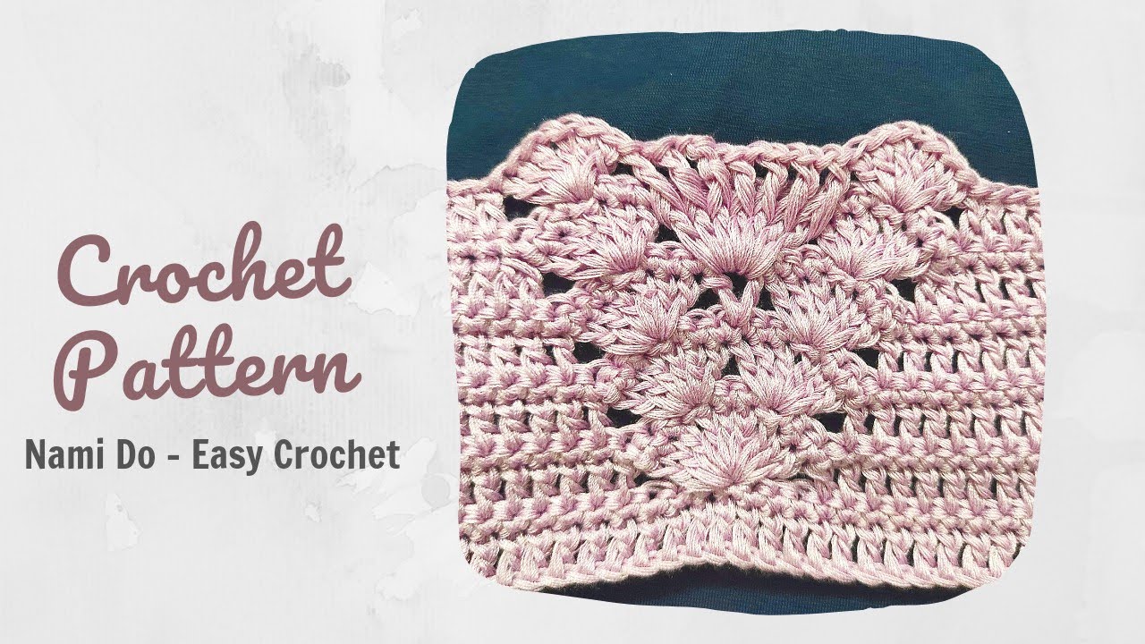 Easy Crochet Tutorial: How to crochet "middle pattern" - YouTube