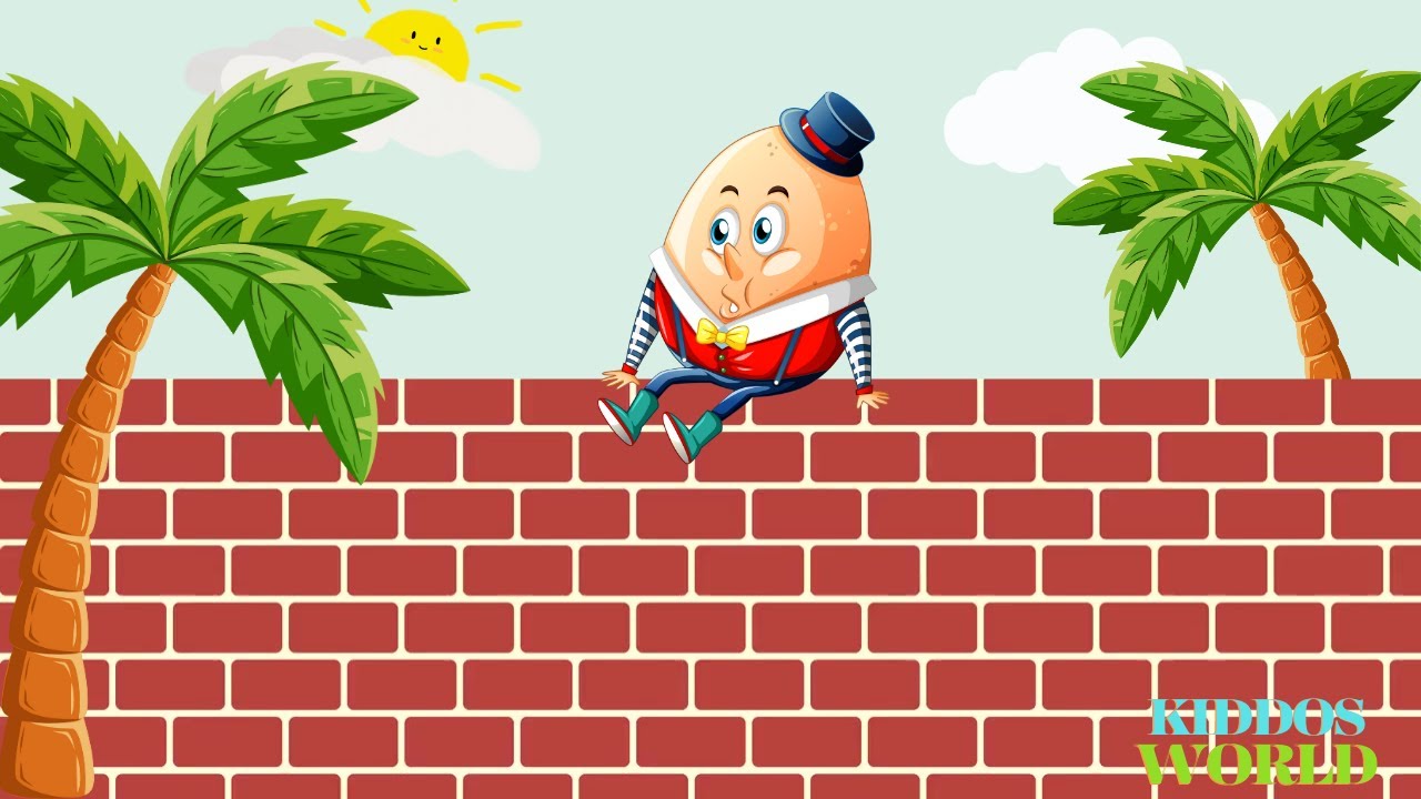 humpty dumpty sat on a wall | nursery rhymes Farmees | kids songs ...