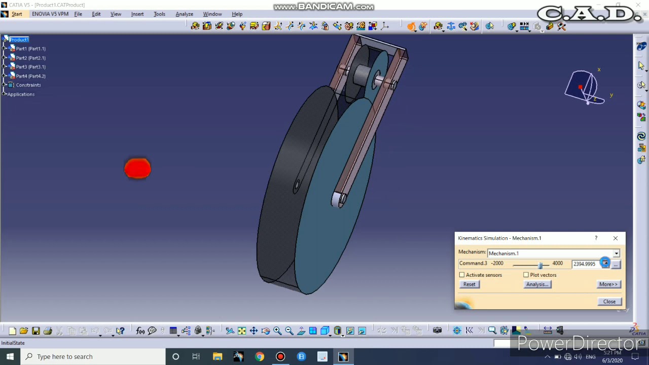 Catia Simulation @CAD - YouTube