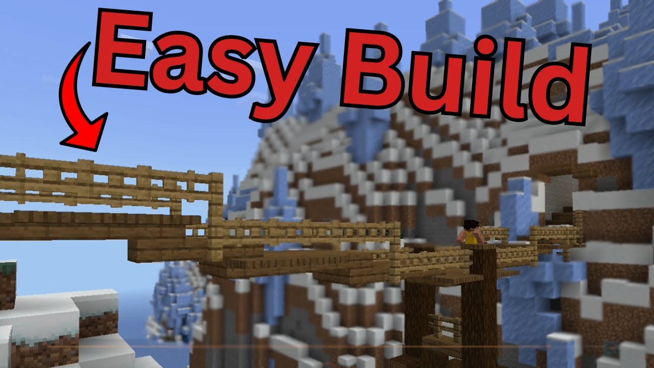 Icy Bridge Build : Timelapse in Minecraft - YouTube