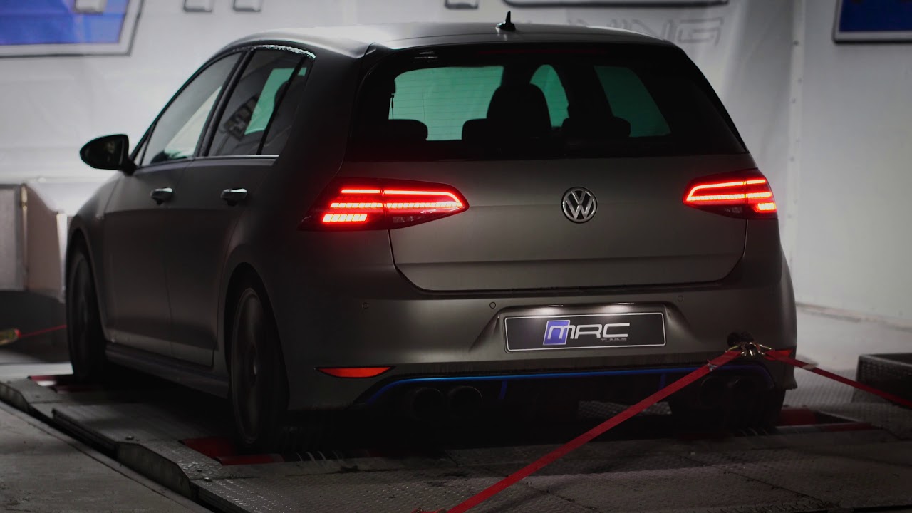 VW Golf 7 R - MRC Tuning Stage 2 (low boost) - YouTube