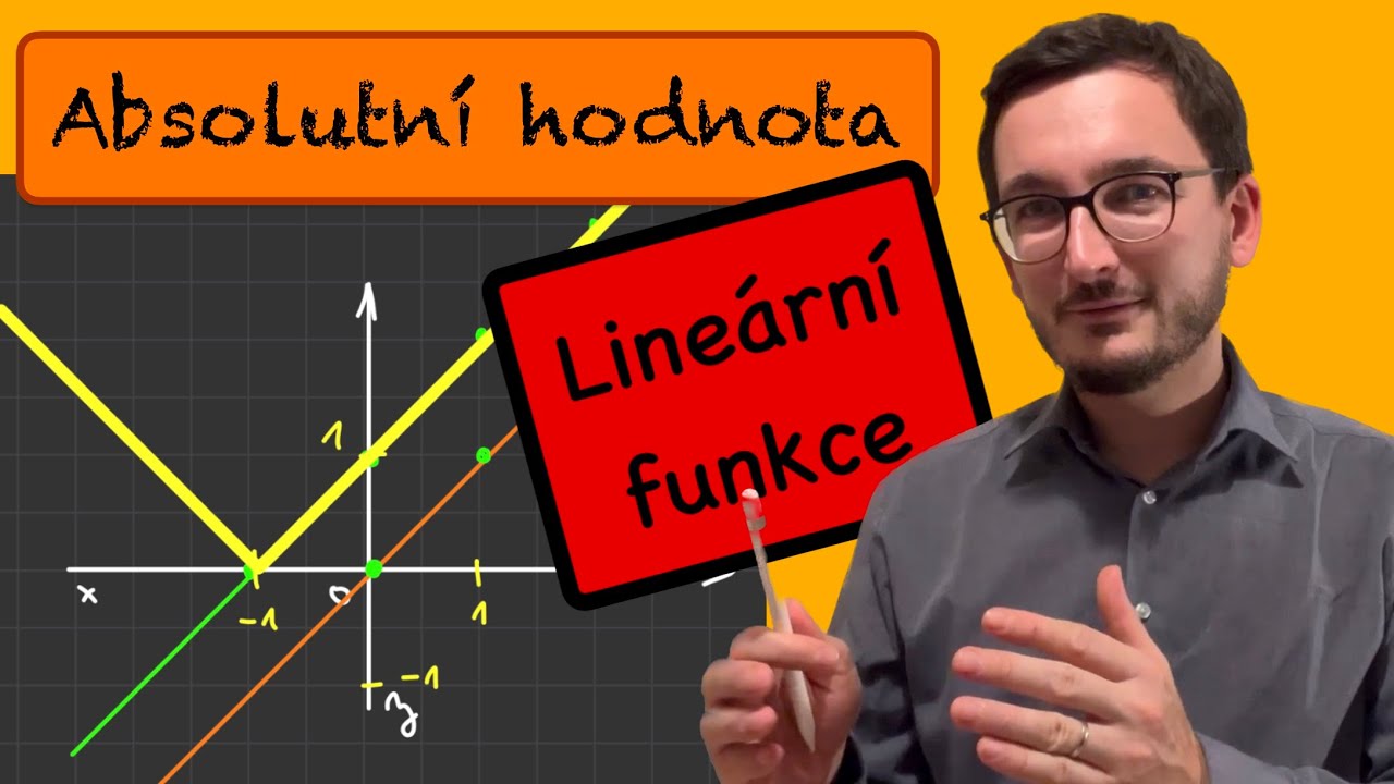 Lineární funkce s absolutní hodnotou - metoda “rozebrání funkce” # ...