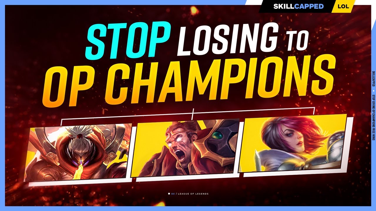 STOP Giving OP Champions FREE Wins! - League of Legends - YouTube