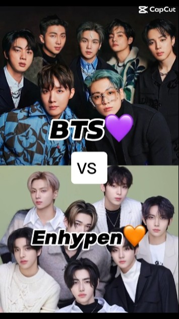 Who is your favourite k-pop team BTS and Enhypen 💜🇰🇷💛🤔🤔🙃🙄😘#bts #enhypen - YouTube