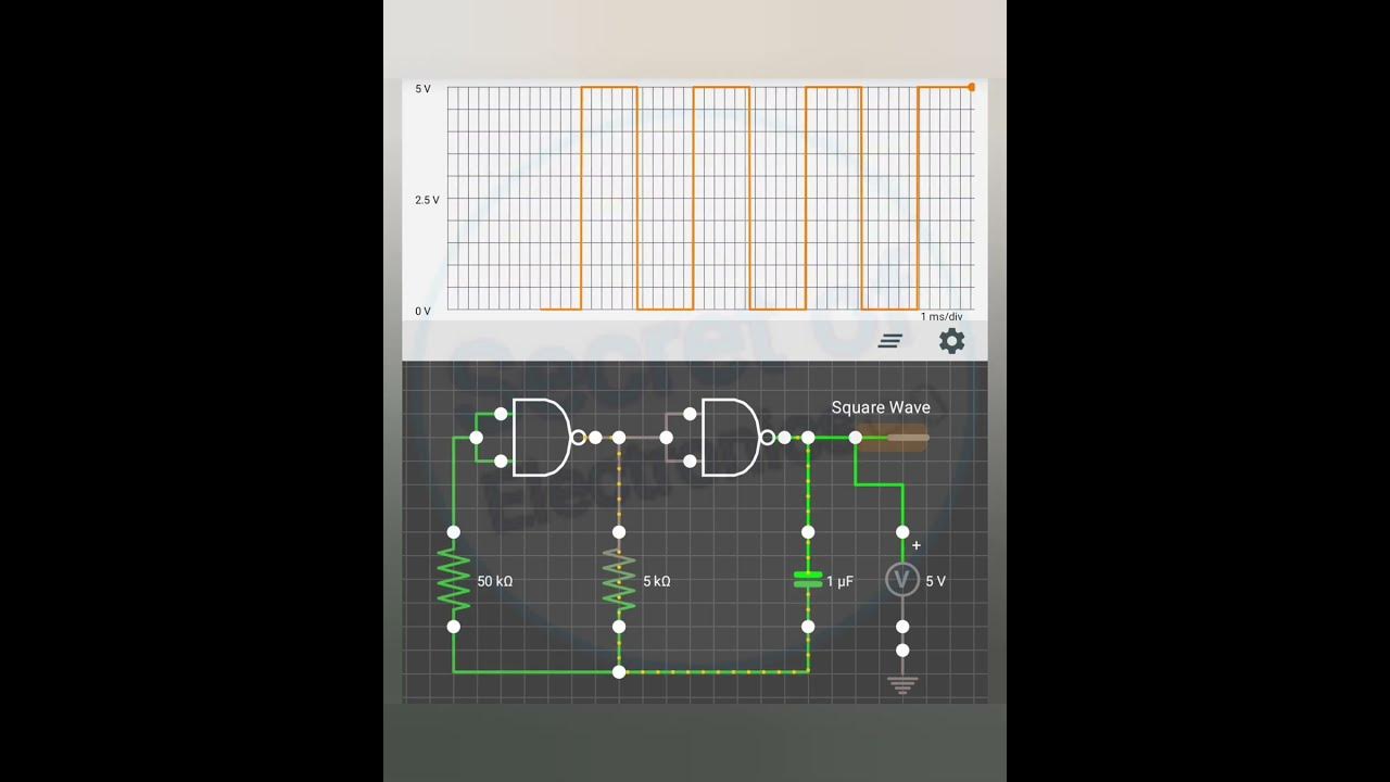 Best Project of Logic Gate || Generate Square Wave Using NAND Gate - YouTube