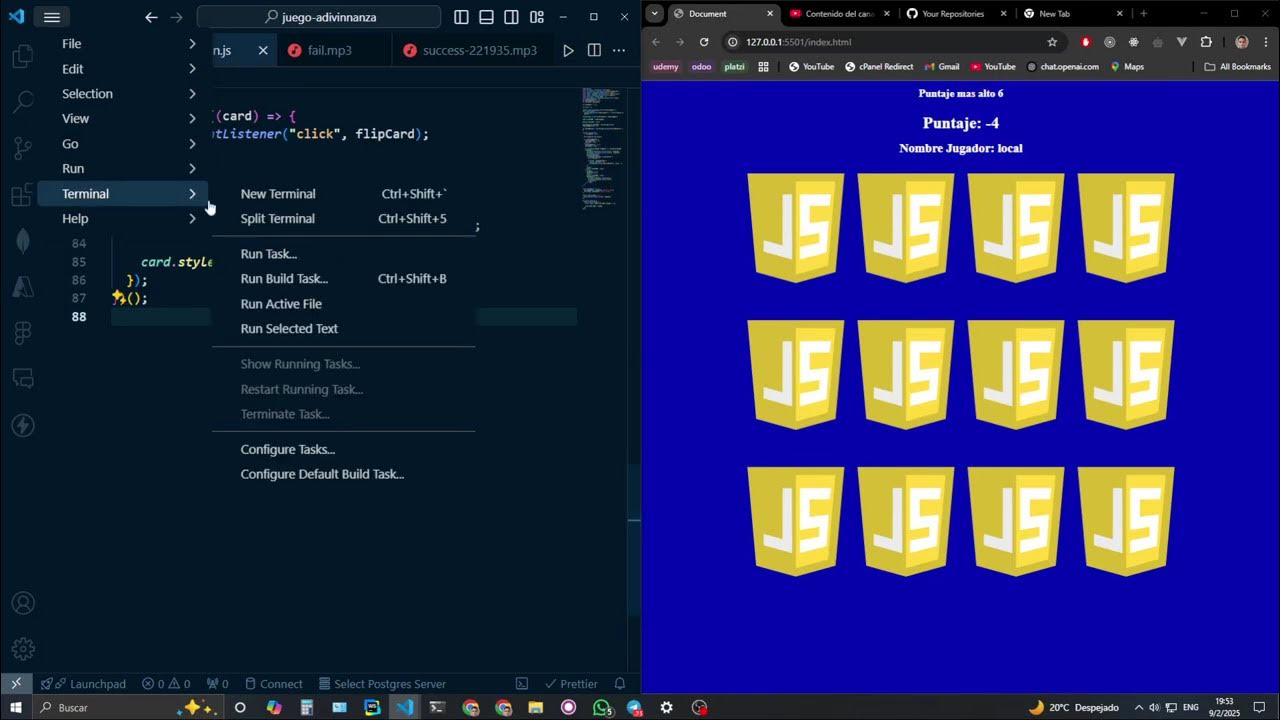 5- Simulacro MicroProyecto 1:Github pages y funciones anonimas (Ultima parte) - YouTube