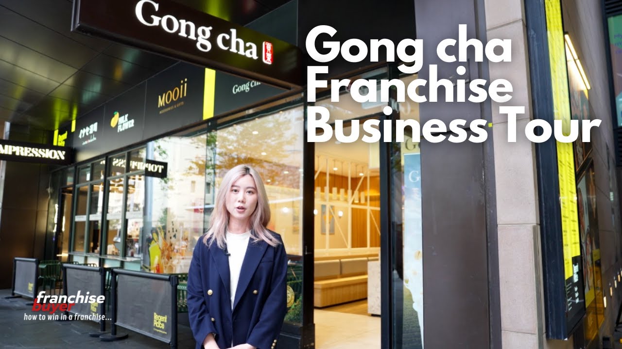 Gong cha franchise business store tour - YouTube