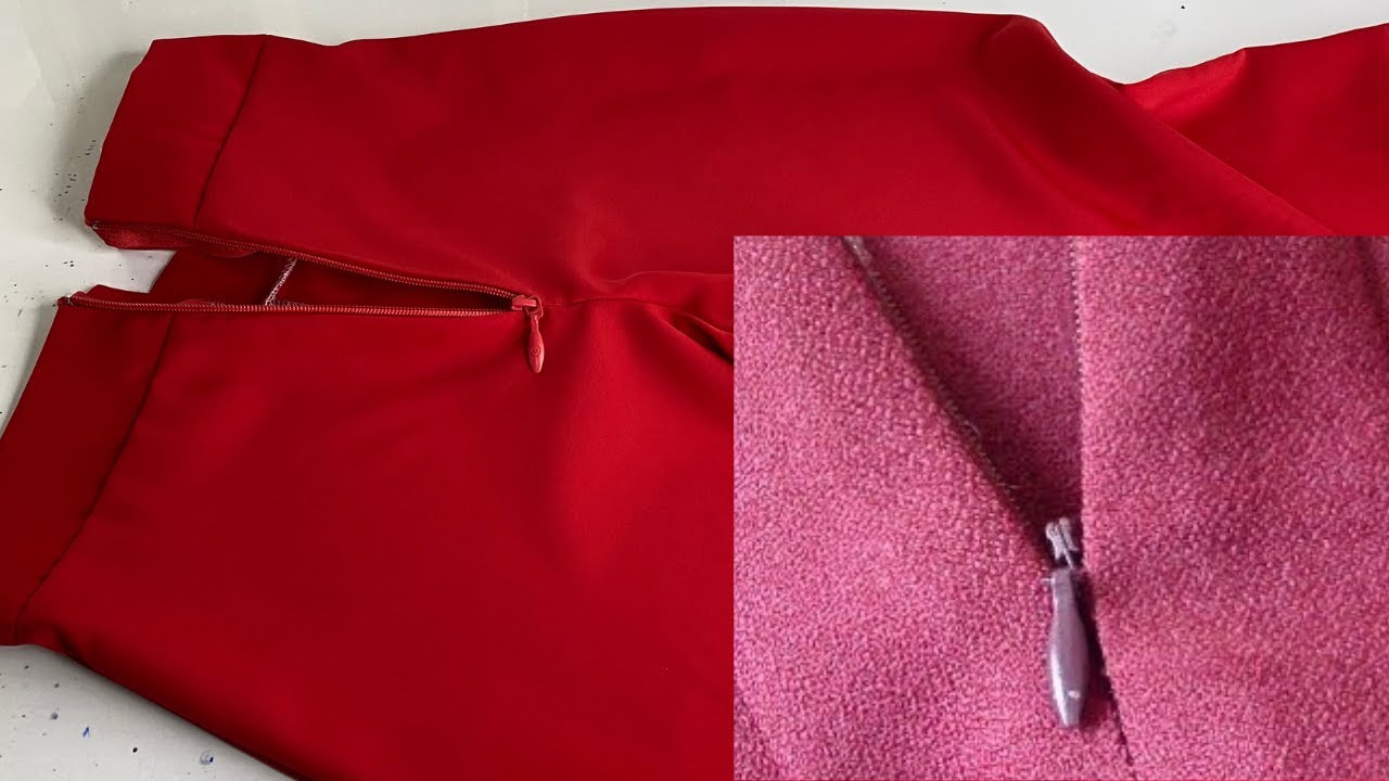 Diy Easy way how to fix the zipper to your Pant tutorial - YouTube