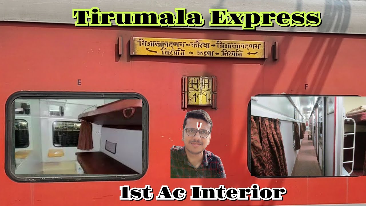 Tirumala Express 1st Ac interior View | LHB coach 1st Interior| # ...
