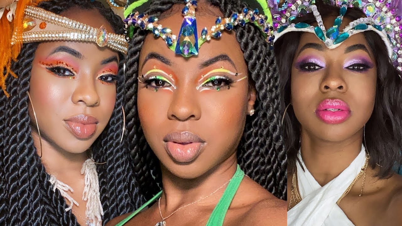 CARNIVAL MAKEUP TUTORIAL | 6 Different Looks - YouTube