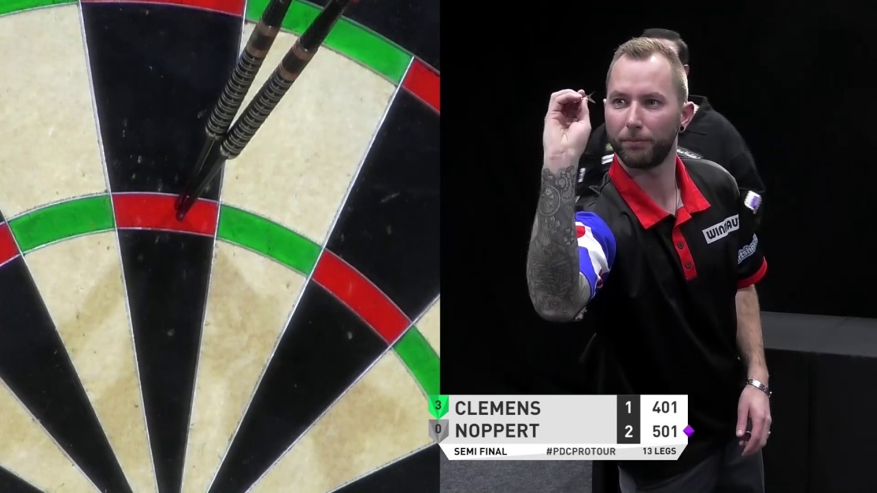 9 Dart Finish - Danny Nopert against Clemens - Players Championship ...