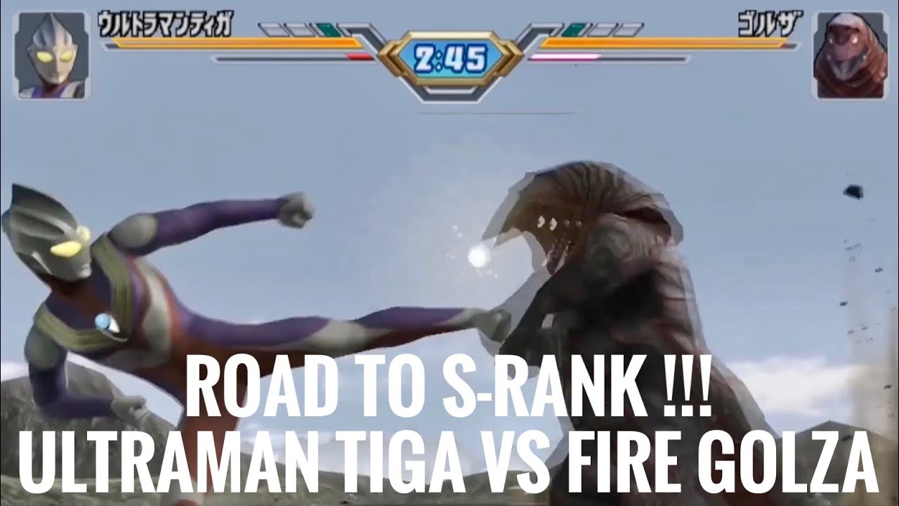 Road To S-Rank!!! ULTRAMAN TIGA VS FIRE GOLZA (Ultraman FE3 Easy Story ...