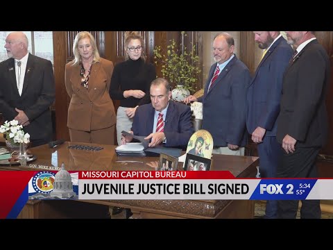Missouri Governor Mike Kehoe signs three bills into law