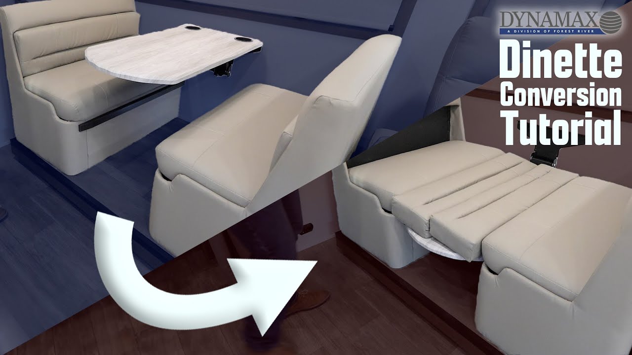 Learn How: Dinette/Bed Conversion Tutorial (All Models) - YouTube