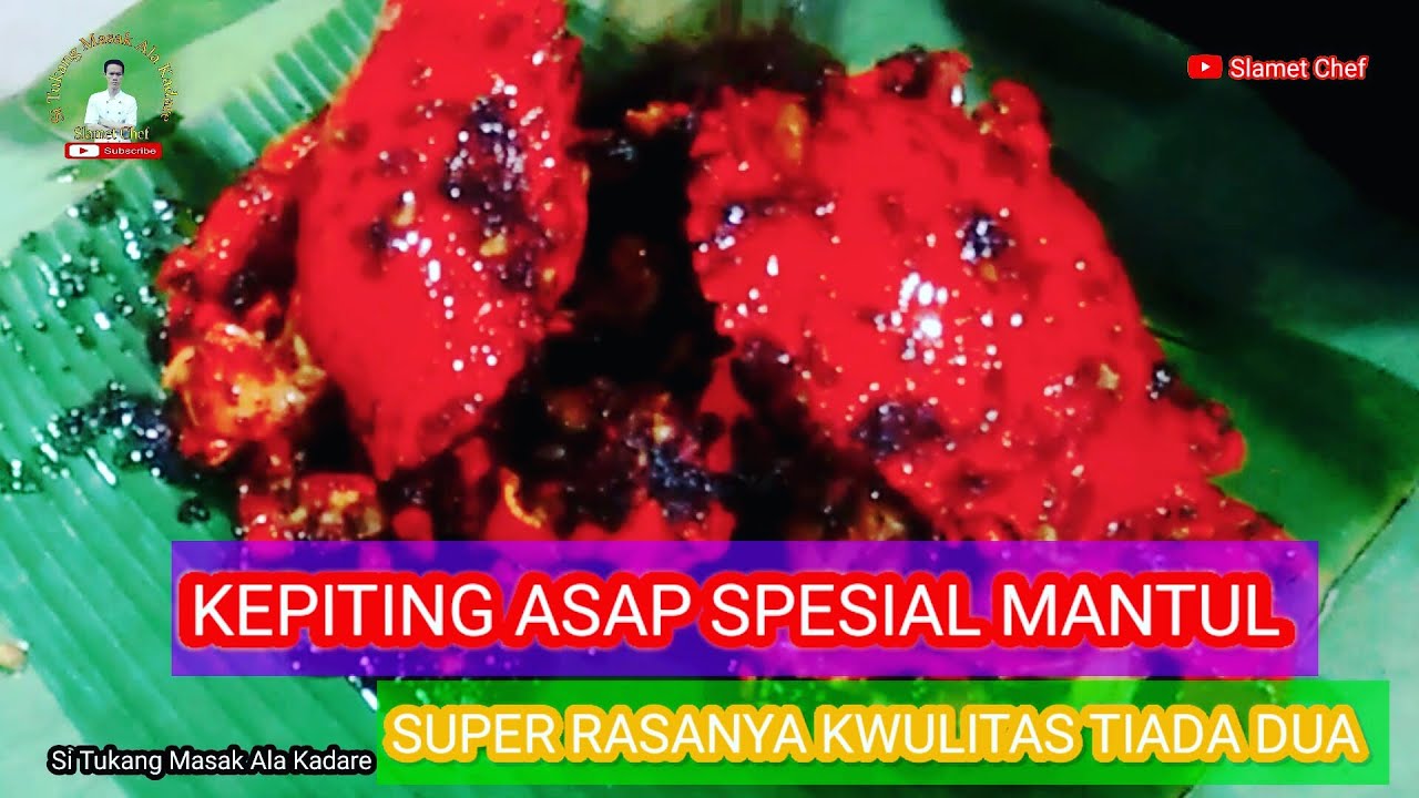 RESEP KEPITING ASAP SIMPLE SUPER DAGINGNYA MANTAP RASANYA - YouTube