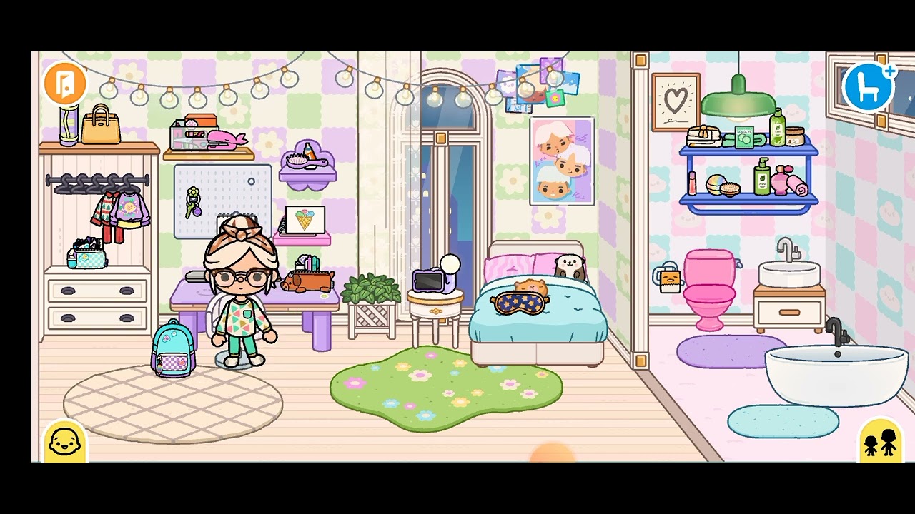 тока бока школа 🏫🎒1 часть - YouTube