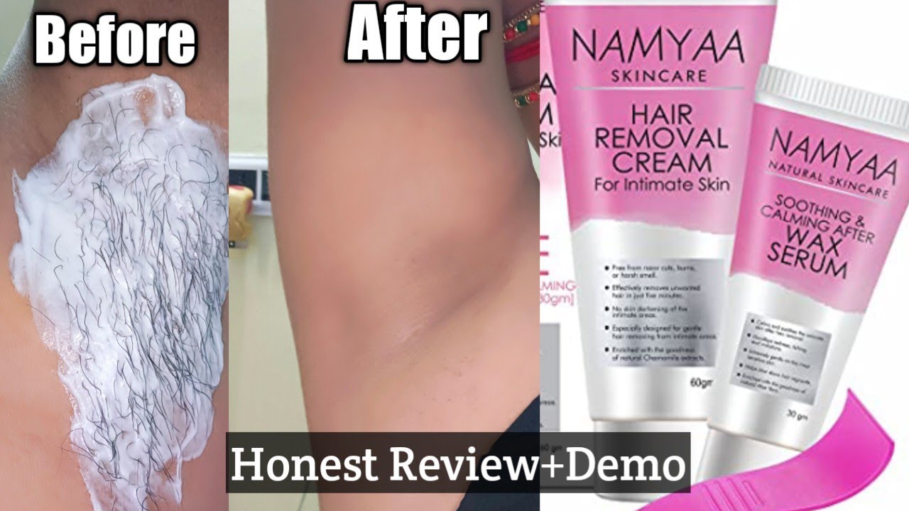 Namyaa Hair Removal Cream Review|| Honest Review+Demo || price 149 😱# ...