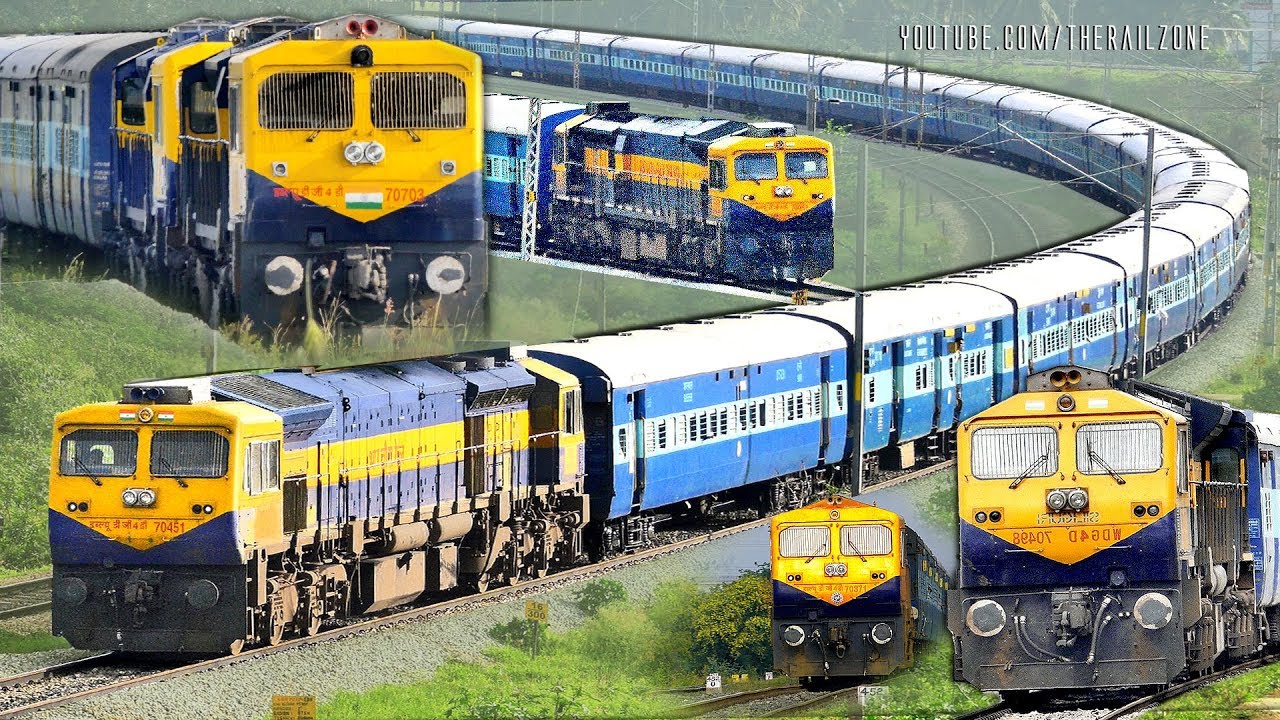 School Bus on Rails? Yellow EMD's & Trains | WDG4D | Indian Railways ...