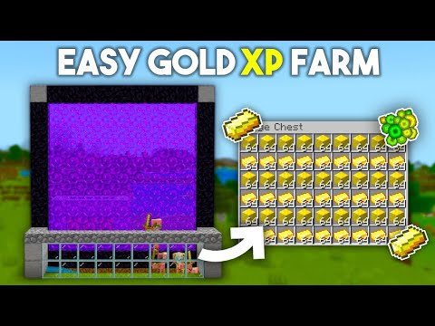 Minecraft Super Gold XP Farm 1.21 Tutorial in Bedrock/Mcpe/Console ...