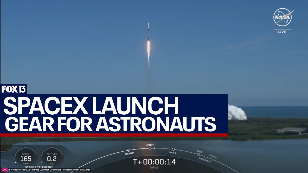 SpaceX rocket delivering gear to astronauts on International Space ...