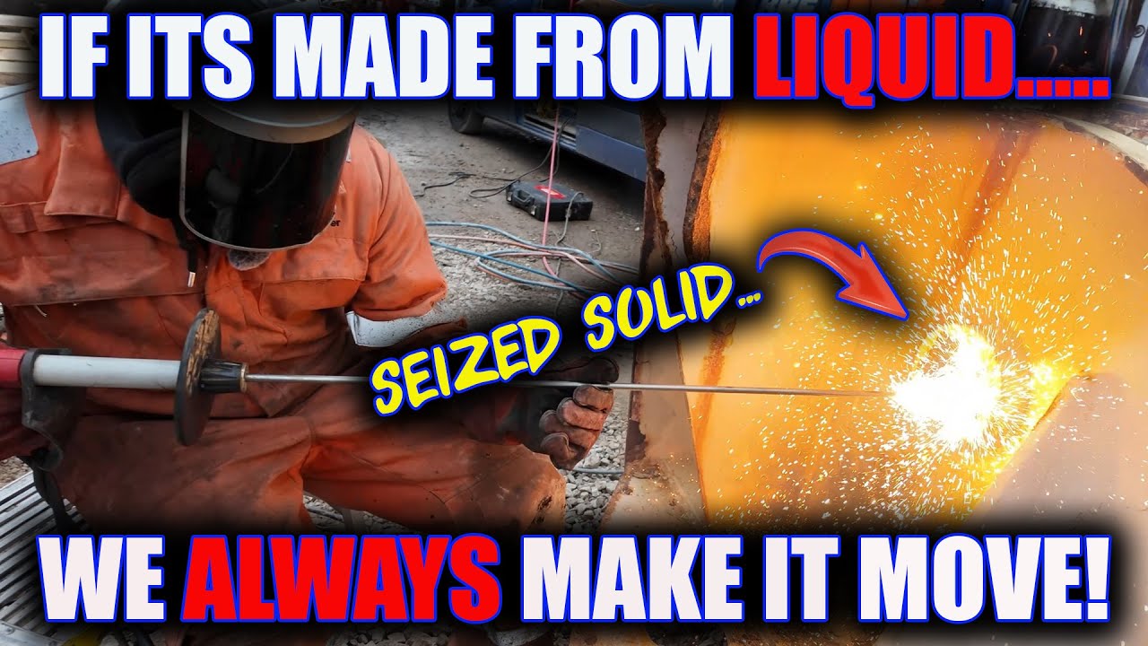 Lancing Out Stainless Pins on a Submarine Decompression Rig! - YouTube