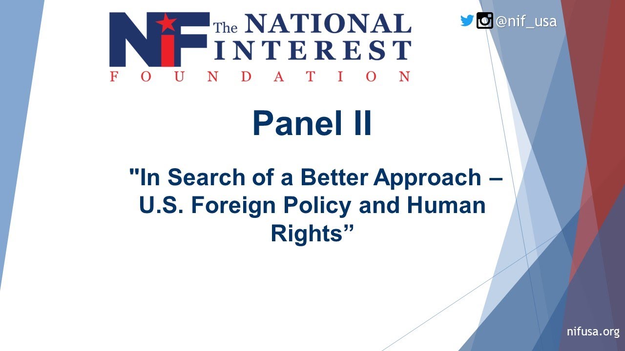 Human Rights and U.S. Foreign Policy - Panel II - YouTube