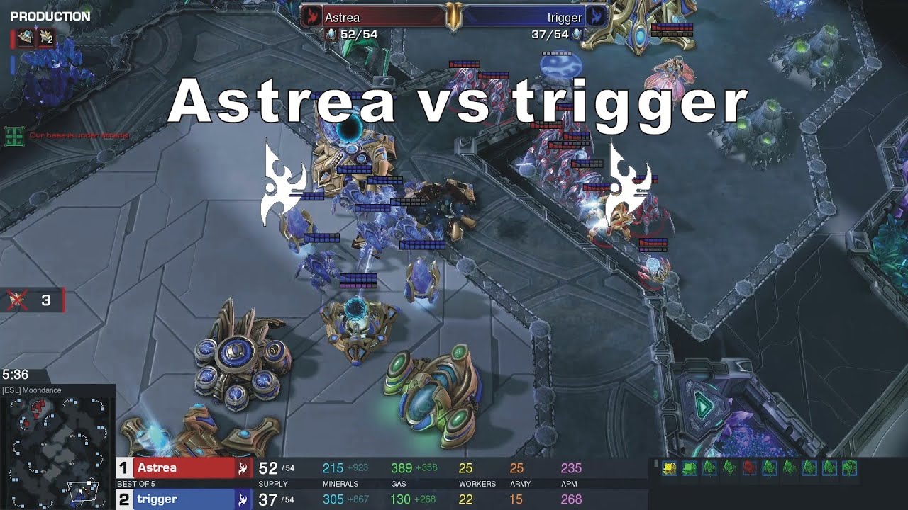 Starcraft II DreamHack Masters 2022 Atlanta Oct12 Astrea(P) v trigger(P ...