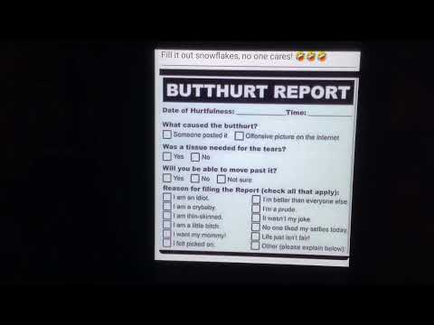 Butthurt Report - YouTube