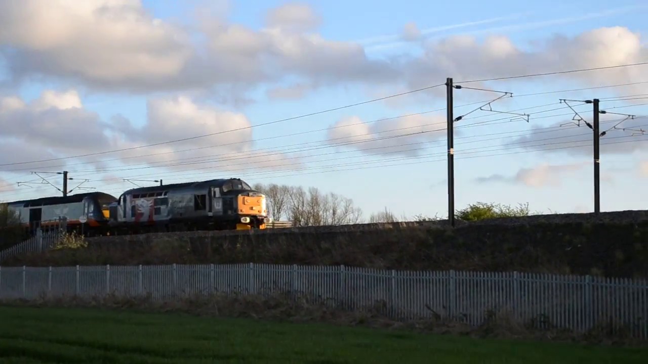 Rail Operations Group Class 37800 Dragging Grand Central HST - YouTube
