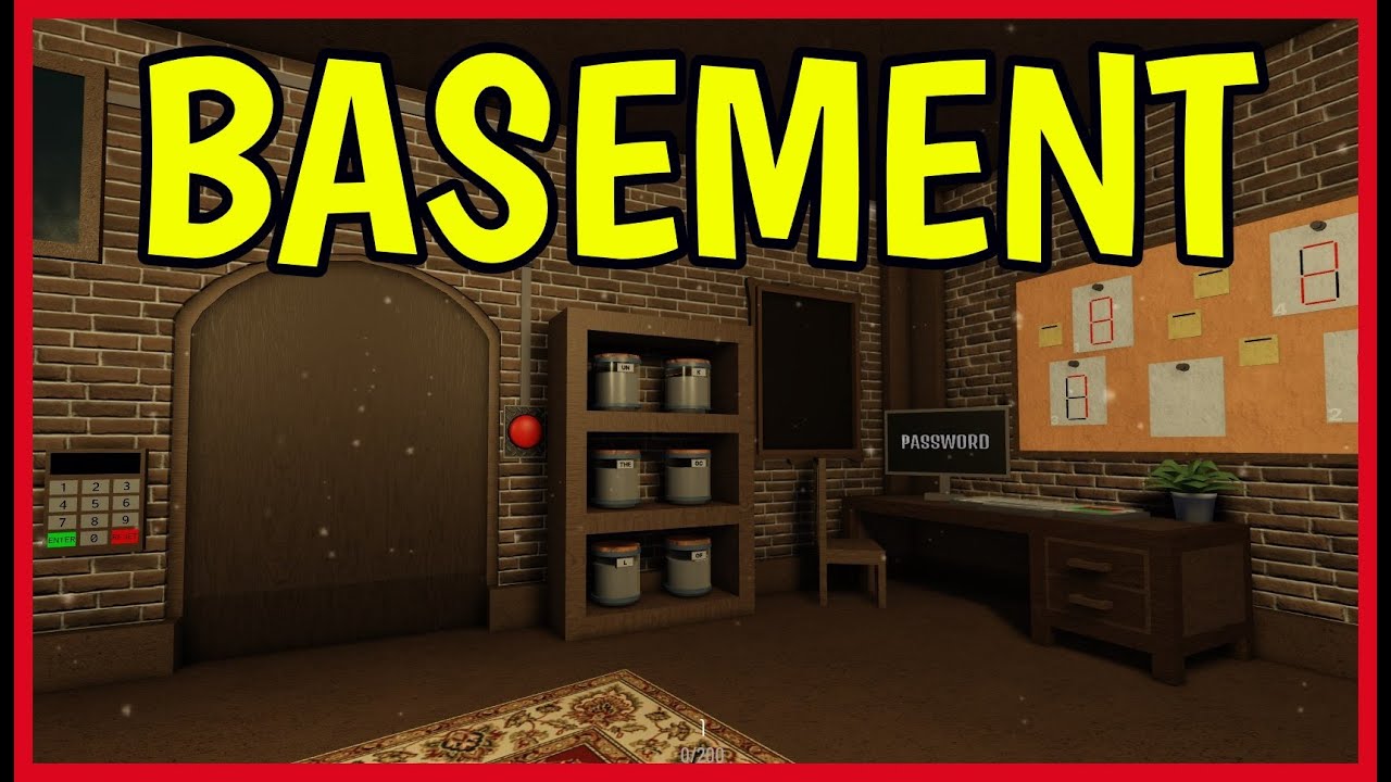 Roblox ESCAPE ROOM THE BASEMENT Walkthrough [ By @Danieldenipol ] - YouTube