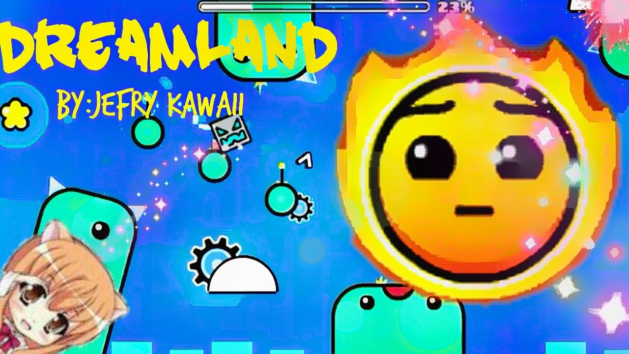 Nivel Kawaii Geometry Dash Epic Level Youtube